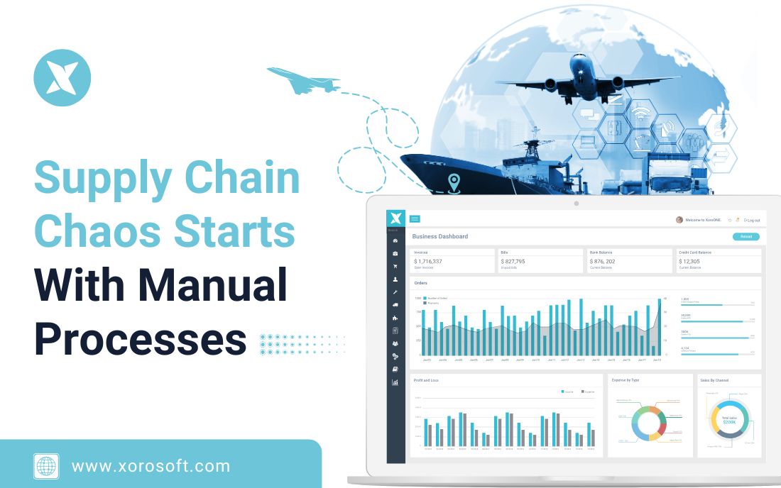 Manual Supply Chain Processes Cause Chaos | Xorosoft